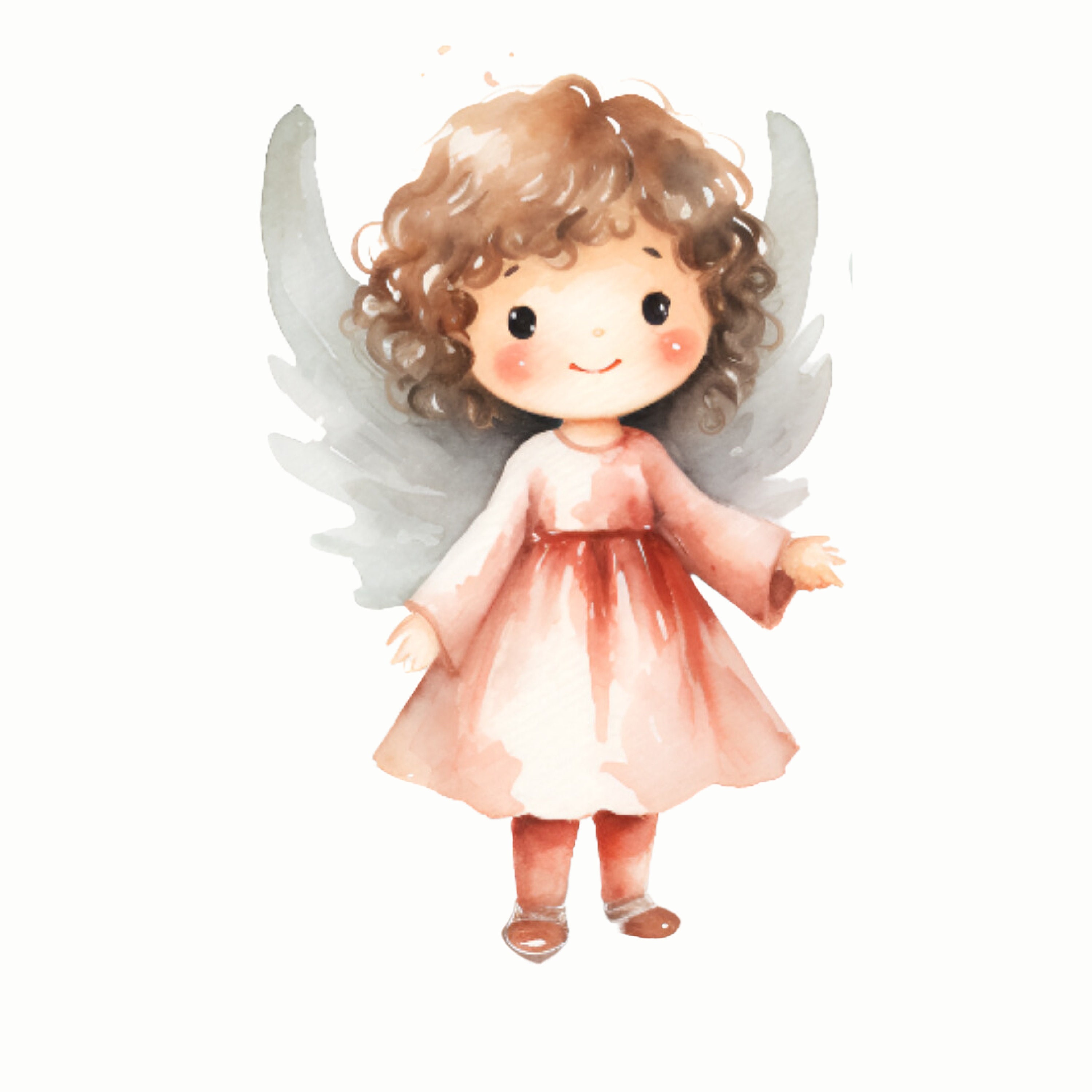 Holiday Angel Clipart for Festive Christmas Crafting Clipart Featuring ...
