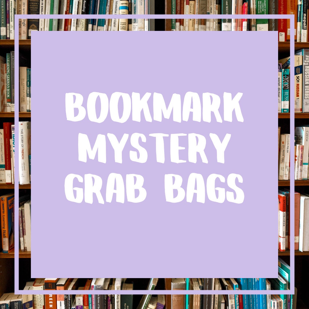 Bookmark Mystery Grab Bags Bookmarks Gifts for Book Lovers - Etsy