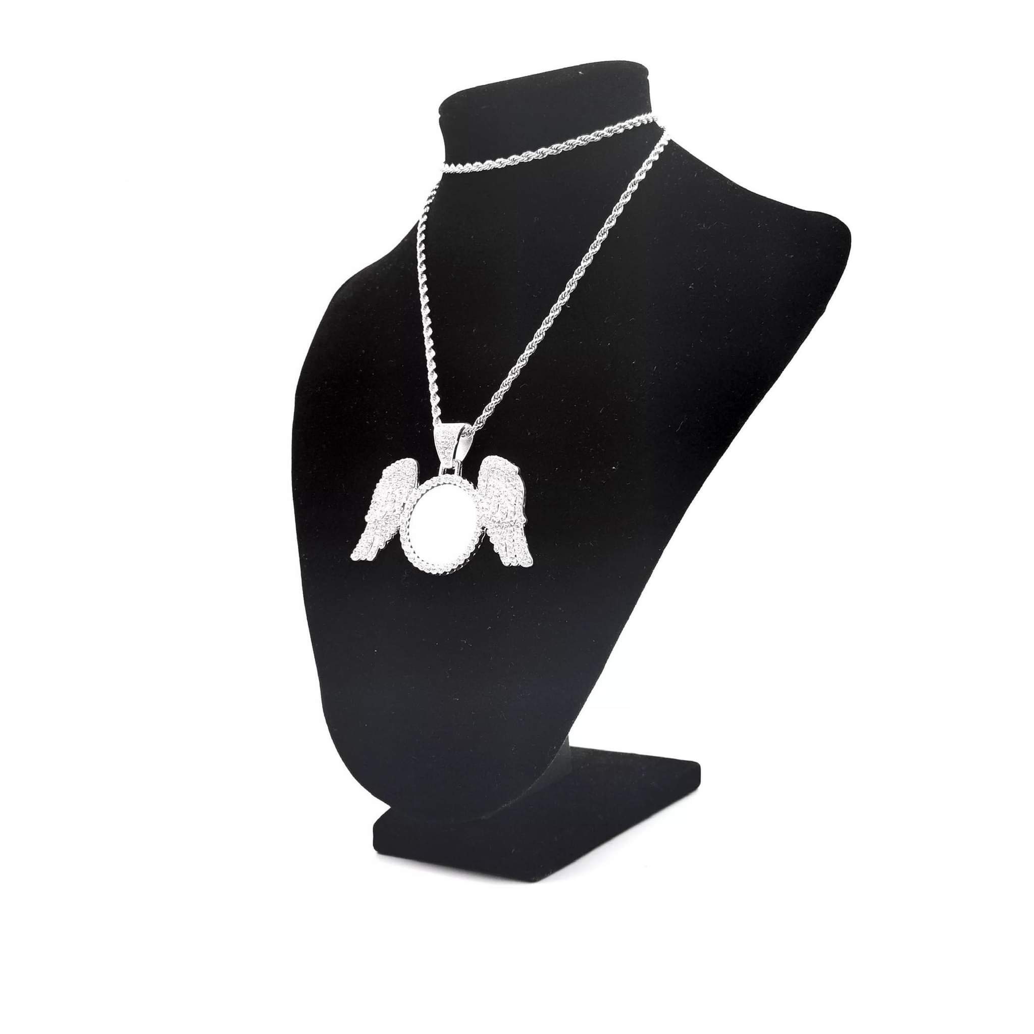 Sublimation Blanks Full Angel Wing Necklace - Etsy