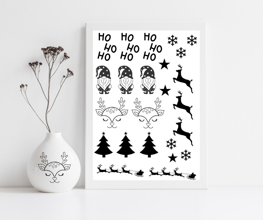 Rub-on Tattoos Ho Ho HO A4 Rub Ons E.g. for Raysin / Keraflott ...