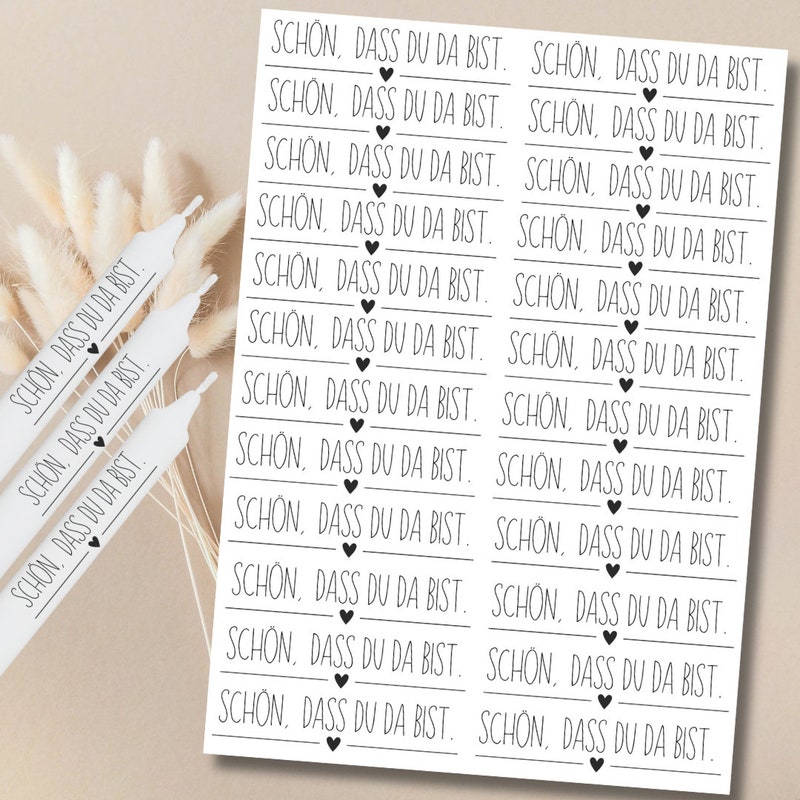 Schön das du da bist bild - Etsy.de