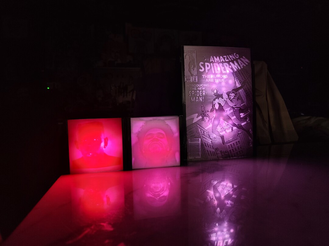 Lithophane Interlocking RGB Box - Etsy