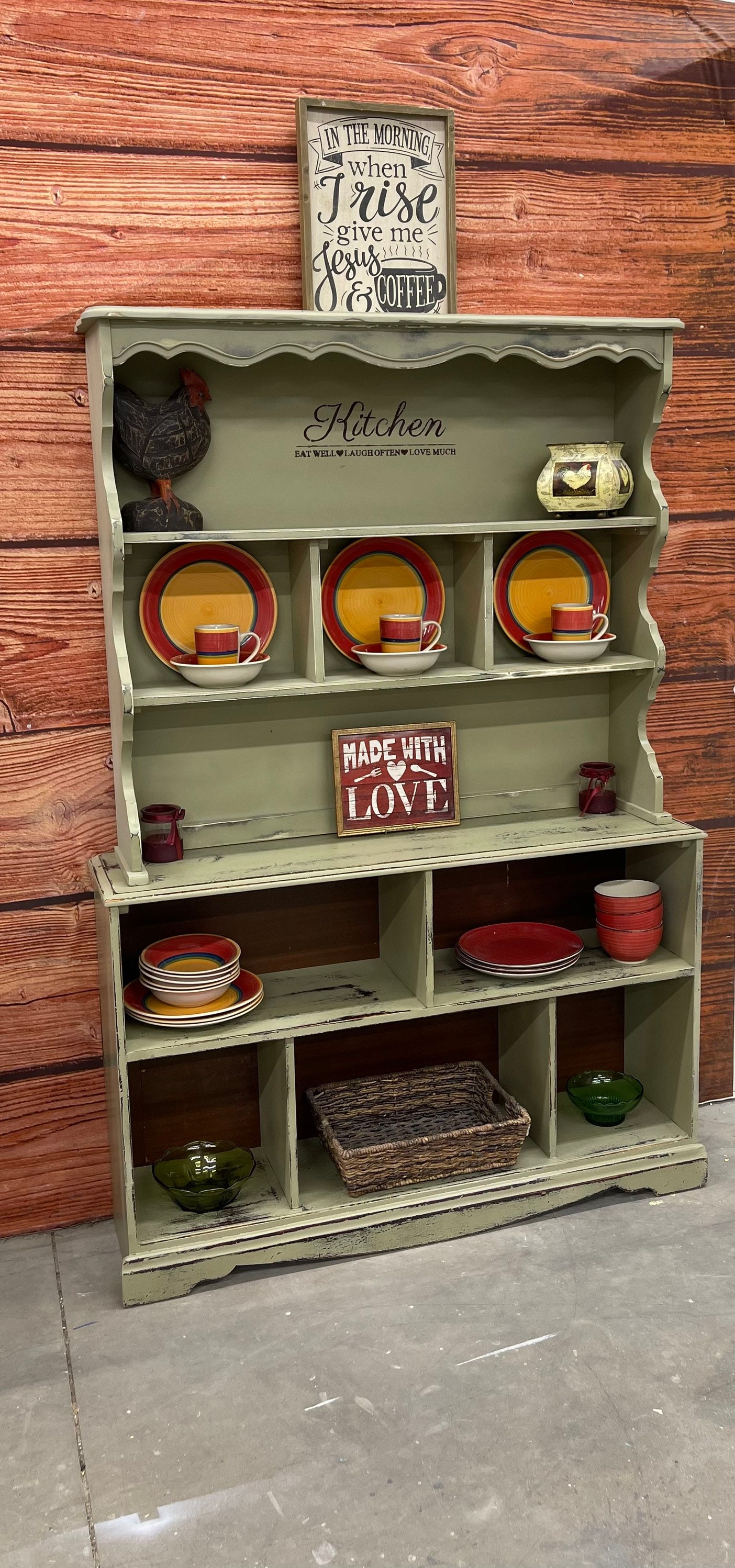 Sold! Do Not Purchase! Sweet Pea Kitchen Set With Hutch. China Cabinet ...