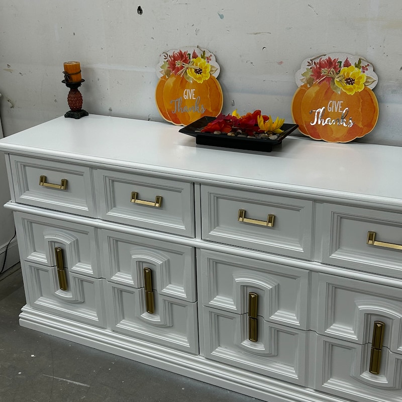 White Credenza - Etsy