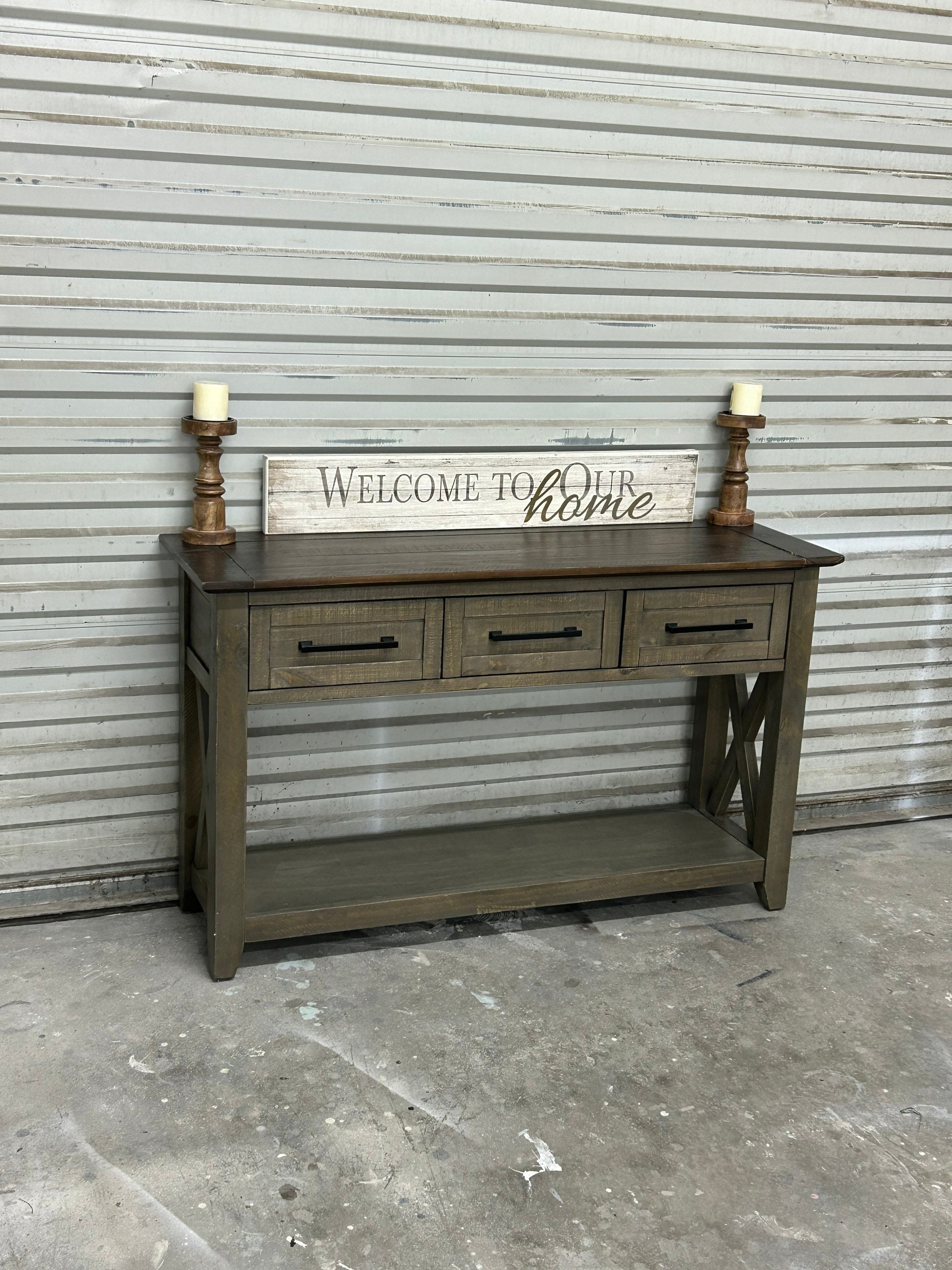 SOLD Do Not Purchase Farmhouse Style/rustic Console/entryway/sofa Table ...