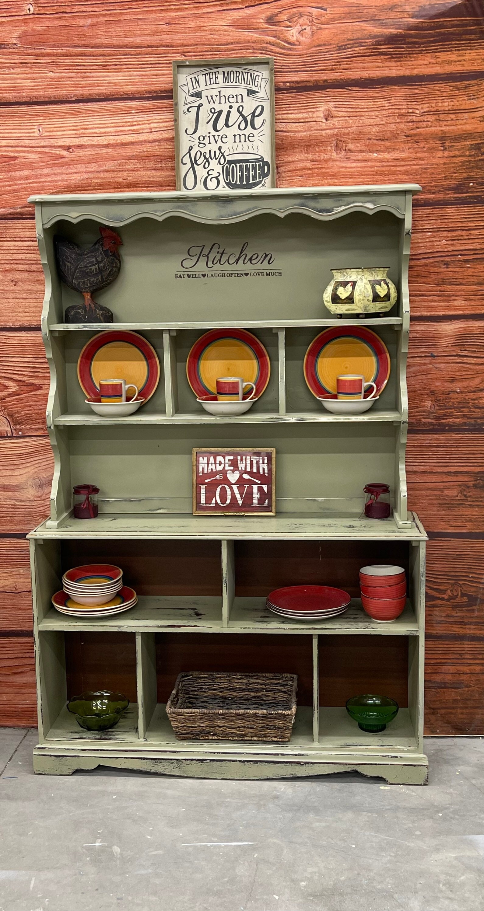 Sold! Do Not Purchase! Sweet Pea Kitchen Set With Hutch. China Cabinet ...