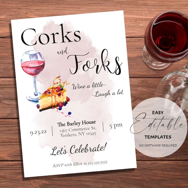 Appetizers Party Invitations - Etsy
