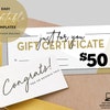 Printable Hello Beautiful Gift Certificates | Edit, Download & Print - Etsy