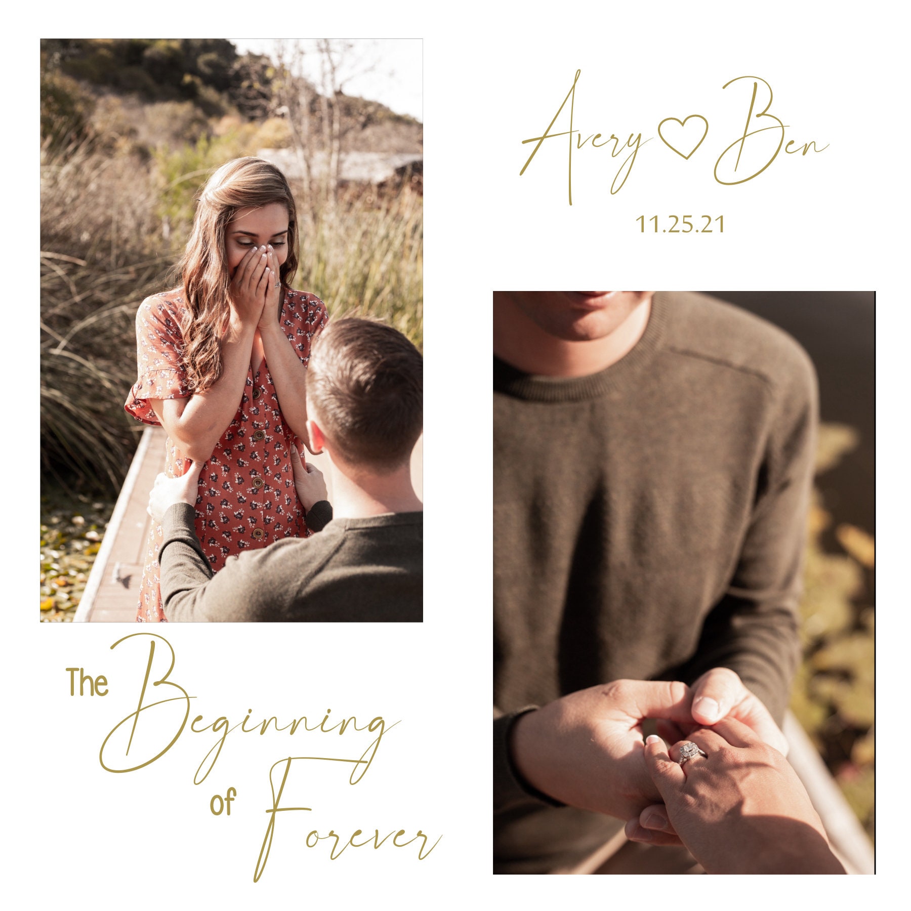 Editable Instagram Post and Engagement Announcement Card - Etsy Canada