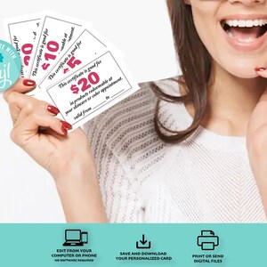 Printable Hello Beautiful Gift Certificates | Edit, Download & Print - Etsy