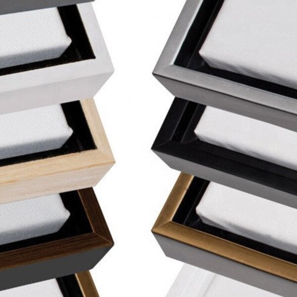 Wood Floating Frame - Etsy