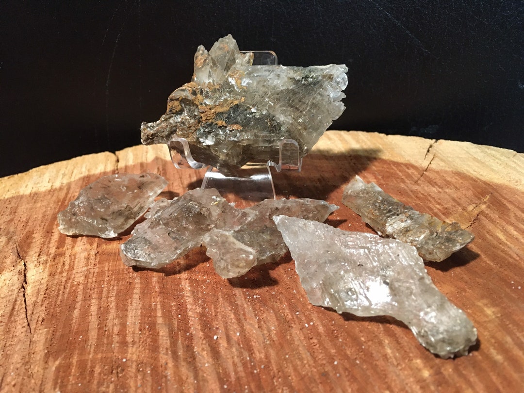 East Texas Mineral - Gypsum Satin Spar Var. Selenite Crystals, 150 ...