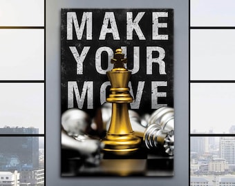 Chess Quote Wall Art - Etsy