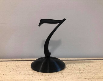 3d Table Number - Etsy