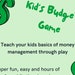 Children's Teaching Game Printable, Kid's Budget Planning Game, Tic Tac ...
