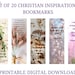 Printable Christian Inspirational Bookmarks, Bible Verses Bookmarks ...