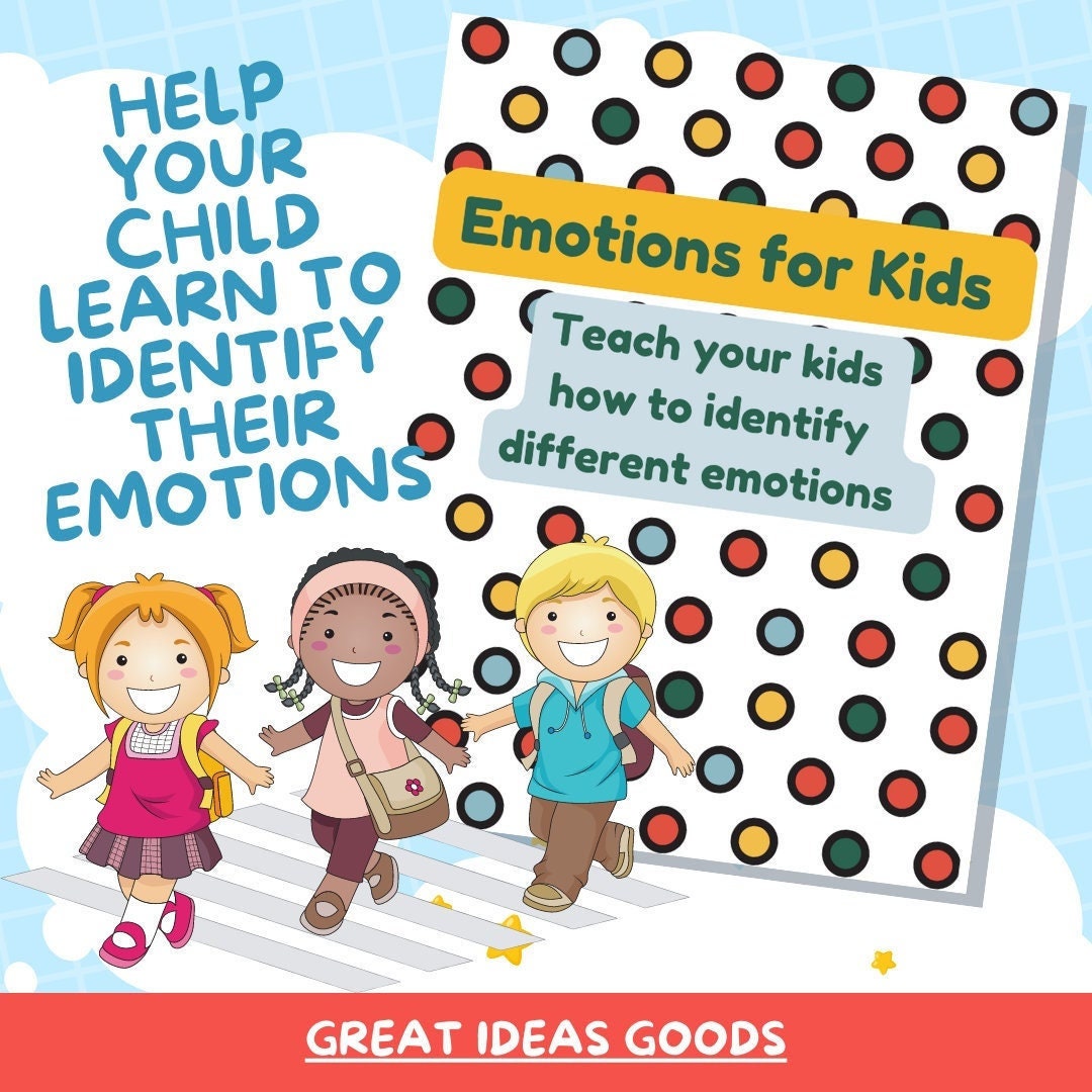 Identifying Emotions for Kids I Emotion Guide & Check-in I Emotional ...