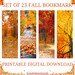 Printable Fall Bookmarks, Autumn Bookmarks, Instant Download Set of 23 ...
