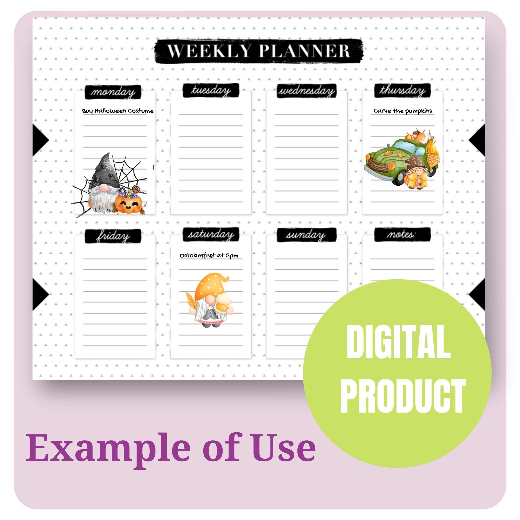 Digital Sticker Bundle for Digital Planners Gnome Digital - Etsy