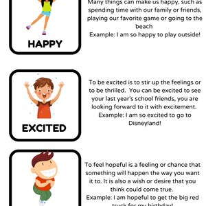Identifying Emotions for Kids I Emotion Guide & Check-in I Emotional ...