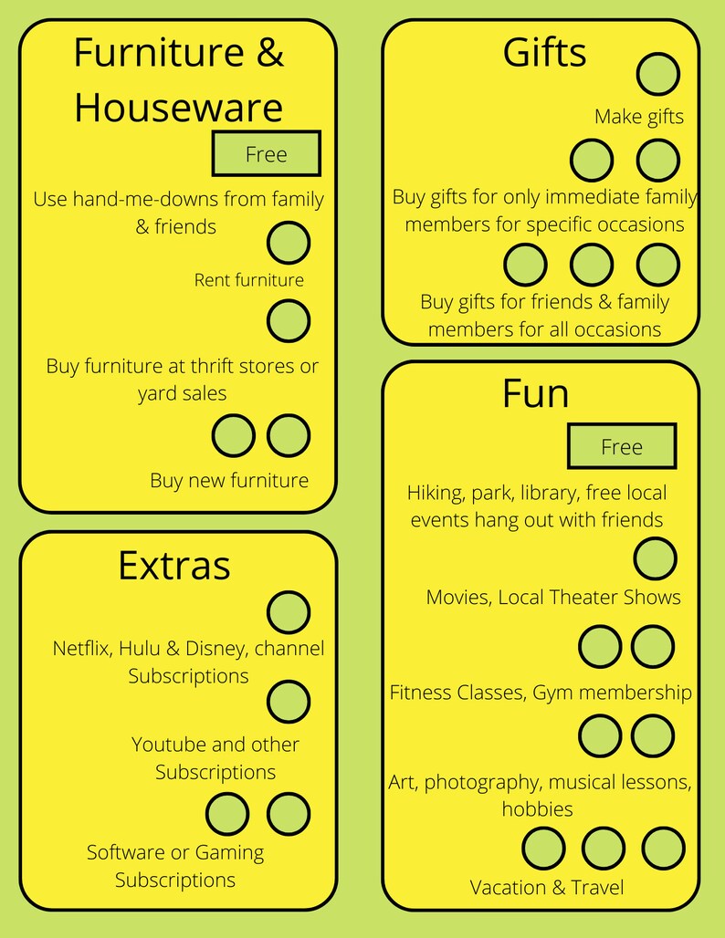 Children's Teaching Game Printable, Kid's Budget Planning Game, Tic Tac ...