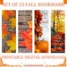 Printable Fall Bookmarks, Autumn Bookmarks, Instant Download Set of 23 ...