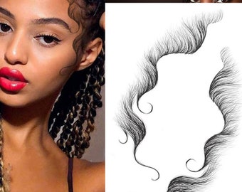 Barber Temporary Fake Tattoo Sticker set of 2 - Etsy