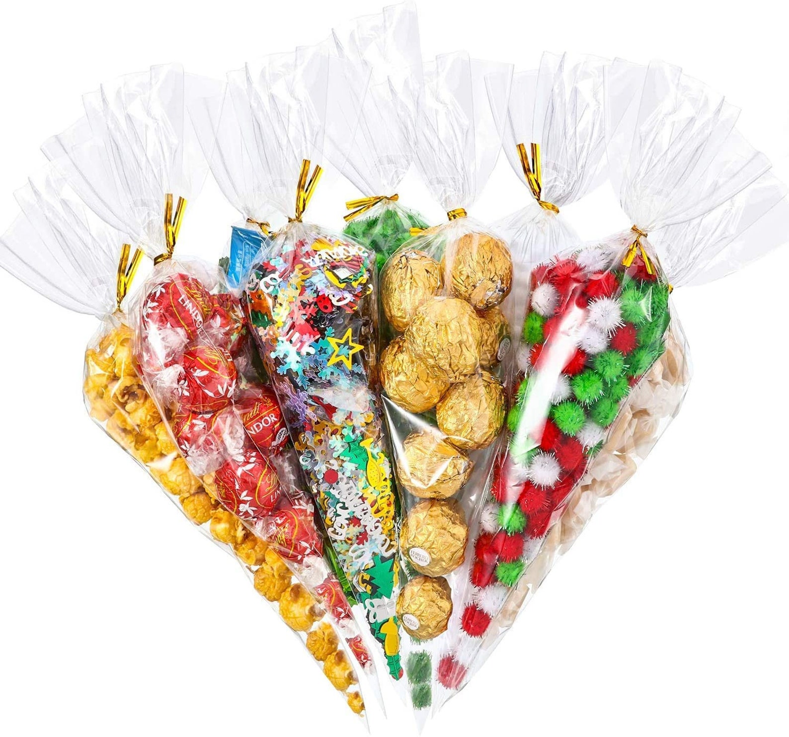 Clear Cellophane Cone Bags MEDIUM Sweet Party Favour Gift - Etsy