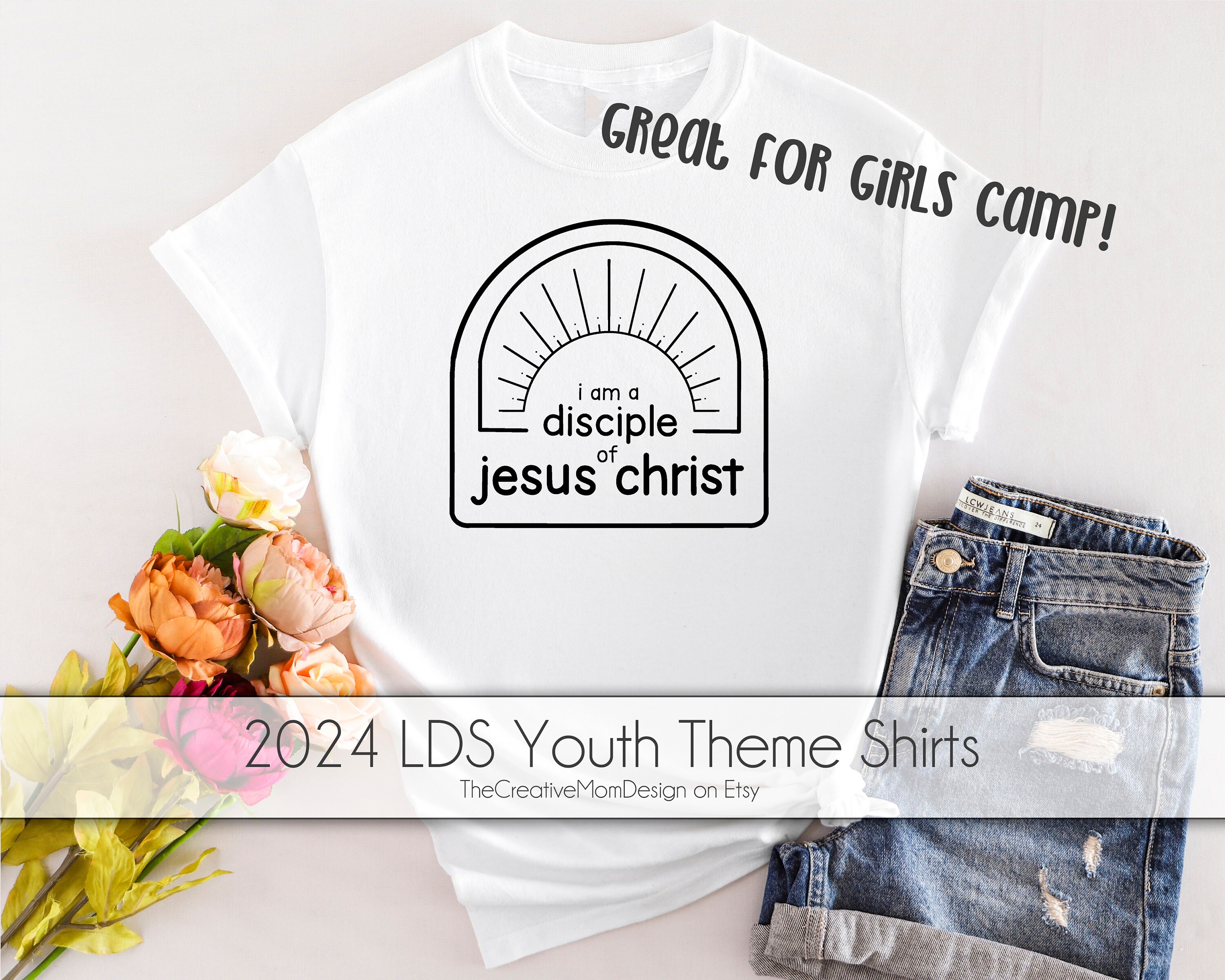 2024 LDS Youth Theme TSHIRTS Girls Camp T-shirts, Youth Conference ...