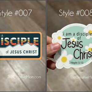 2024 Girls Camp Stickers- LDS Youth Theme Stickers, I Am a Disciple of ...