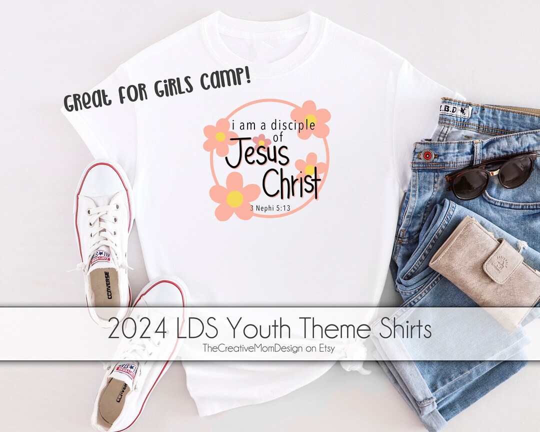 2024 LDS Youth Theme TSHIRTS Girls Camp T-shirts, Youth Conference ...