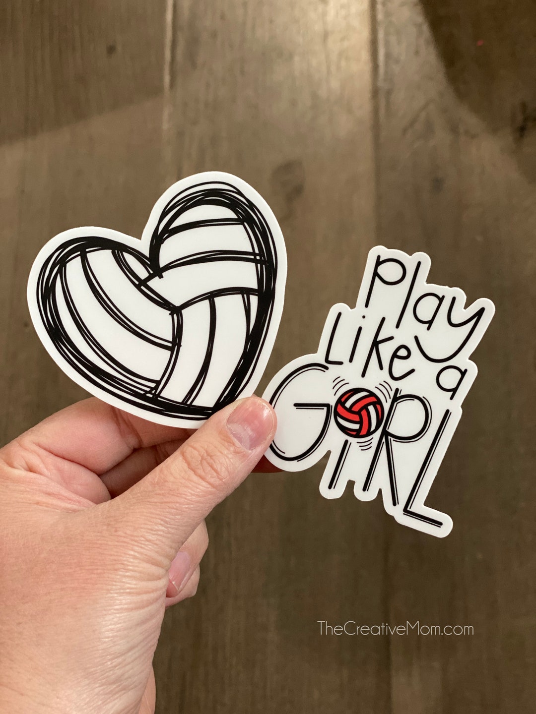 Volleyball Stickers- Vinyl, Waterproof, Scratchproof - Etsy