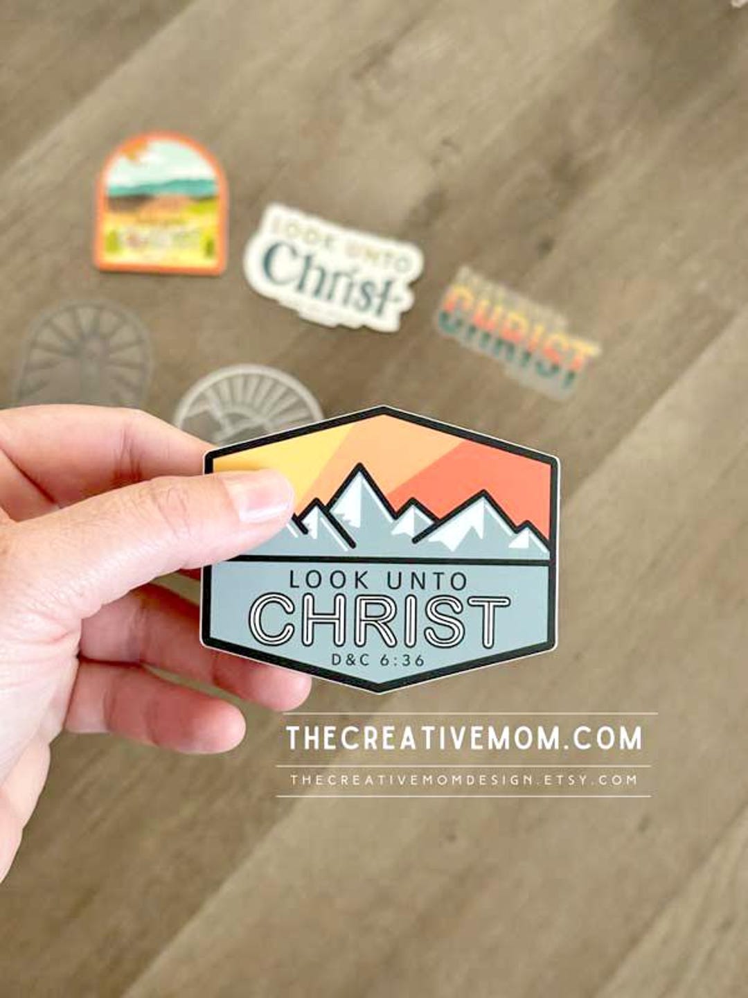 Look Unto Christ Sticker: 2025 LDS Youth Theme, Christian Gift - Etsy