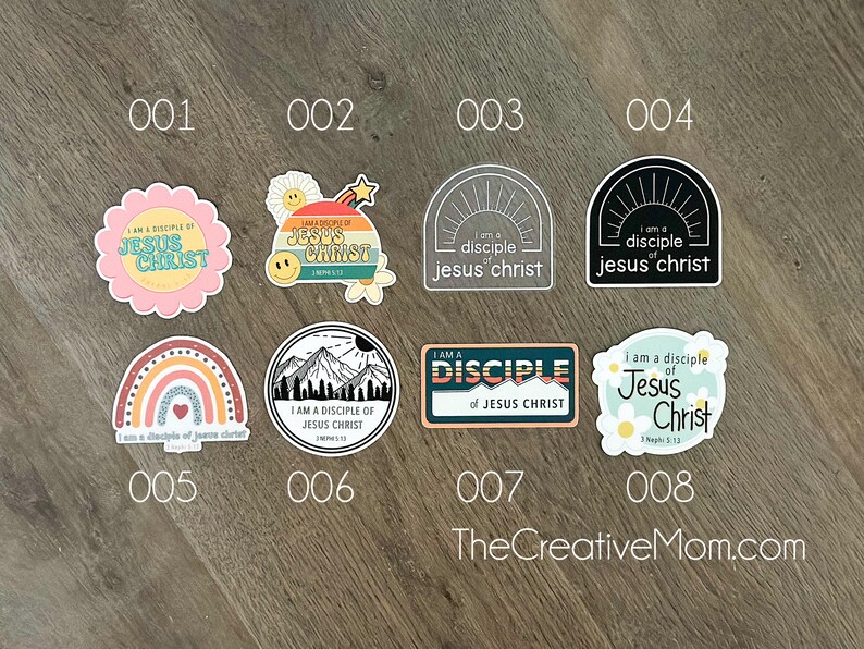 2024 LDS Youth Theme Stickers I Am a Disciple of Jesus - Etsy