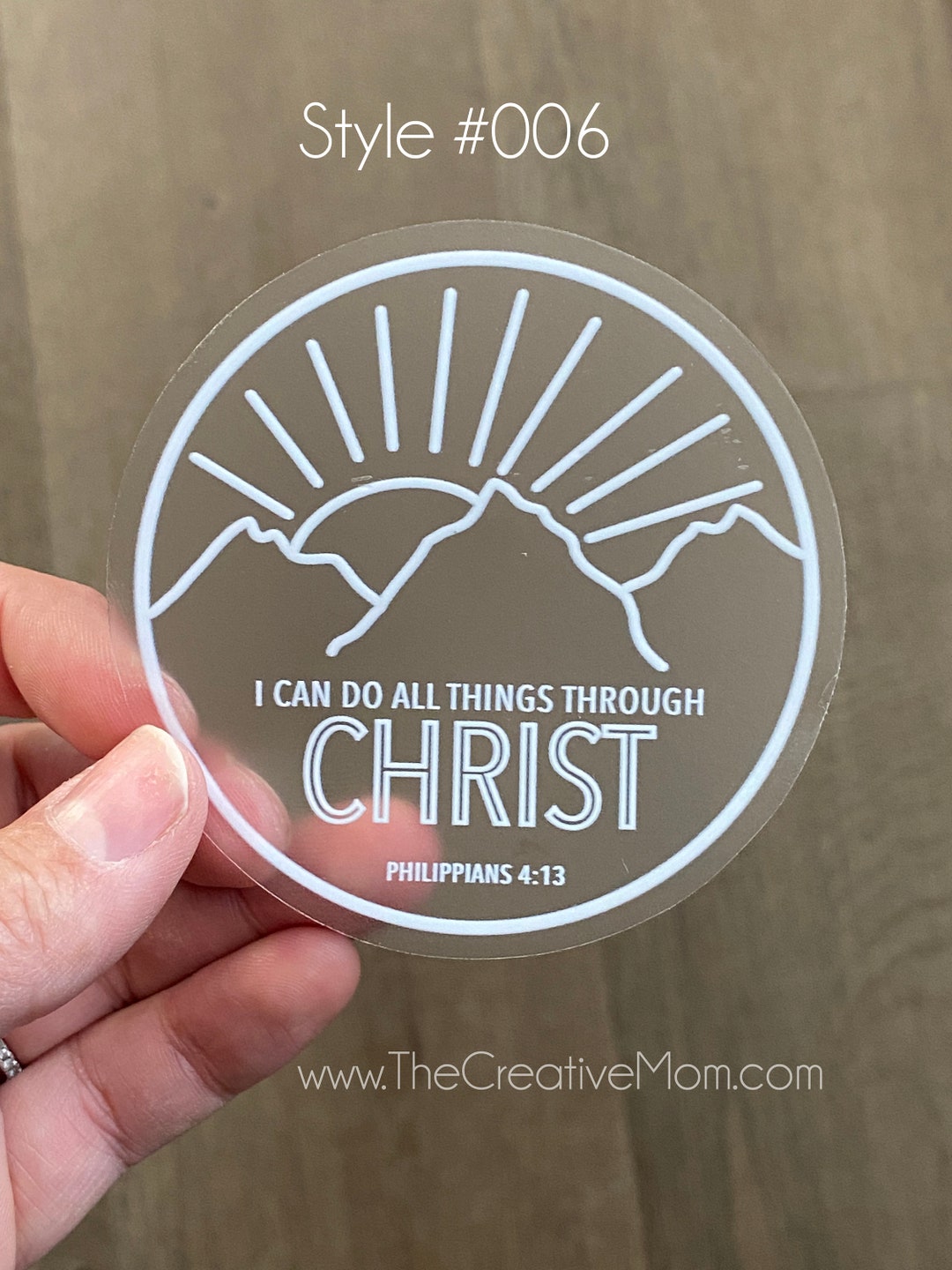 2023 LDS Youth Theme Sticker (style 006), I Can Do All Things Through ...