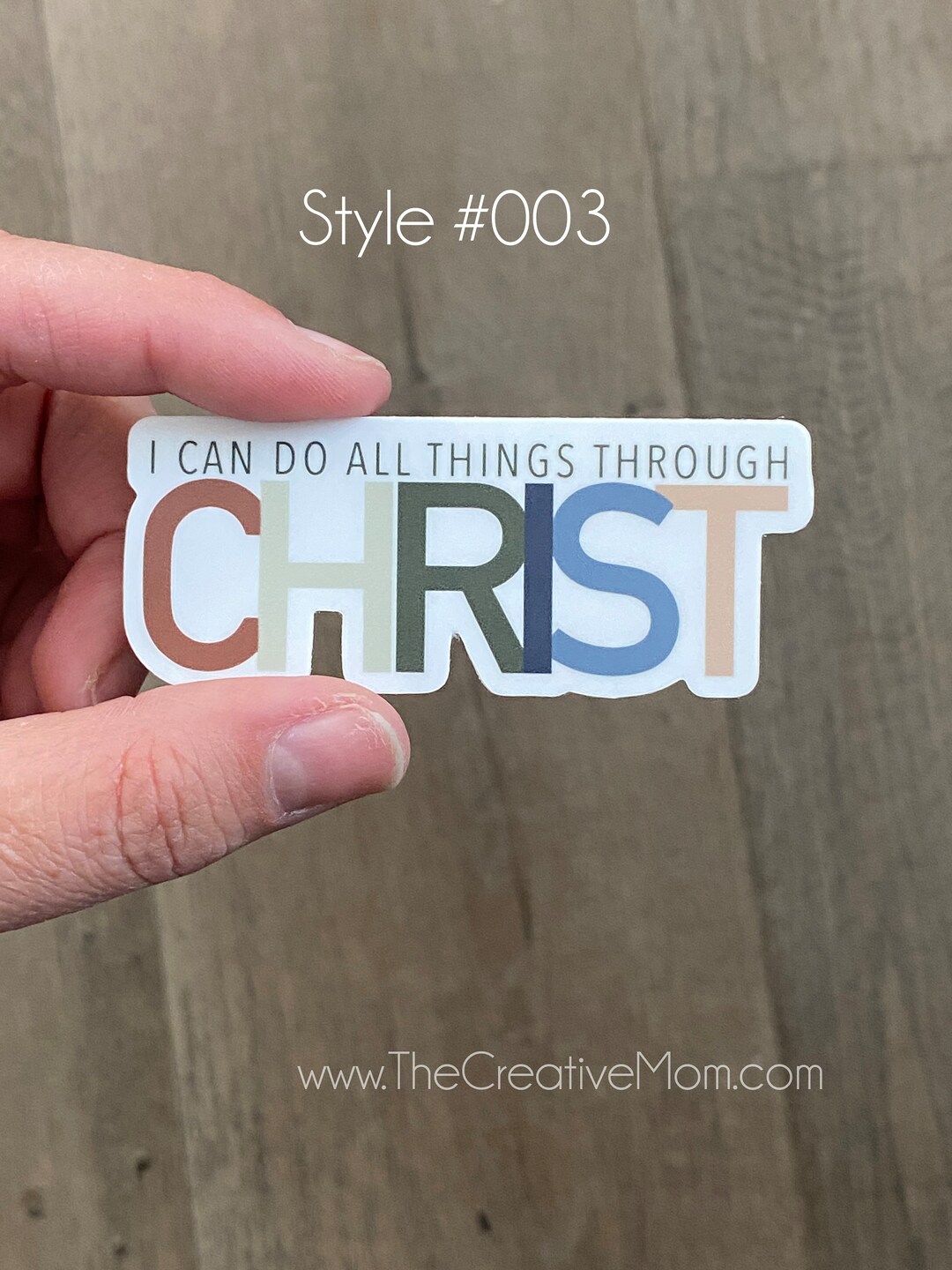 2023 LDS Youth Theme Sticker (style 003), I Can Do All Things Through ...