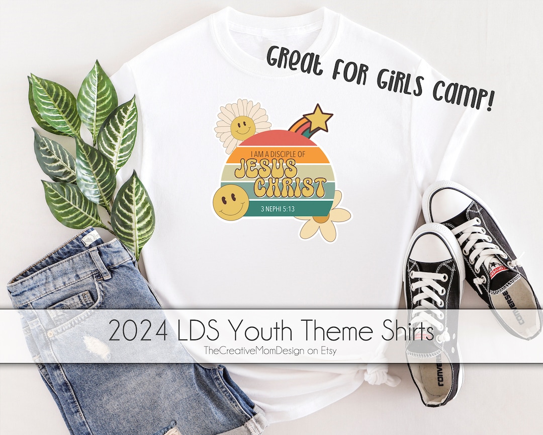 2024 LDS Youth Theme TSHIRTS Girls Camp T-shirts, Youth Conference ...
