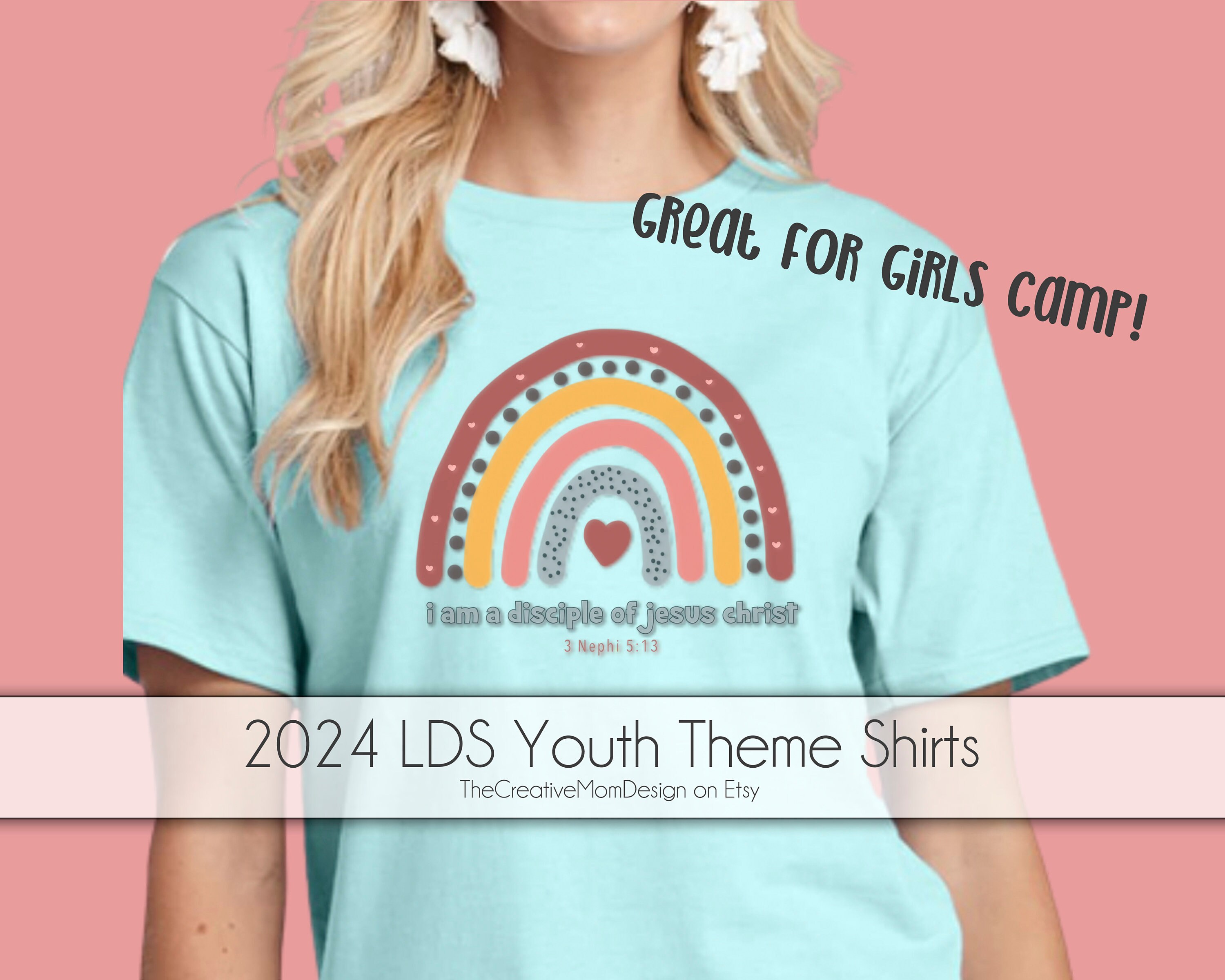 2024 LDS Youth Theme TSHIRTS Girls Camp T-shirts, Youth Conference ...
