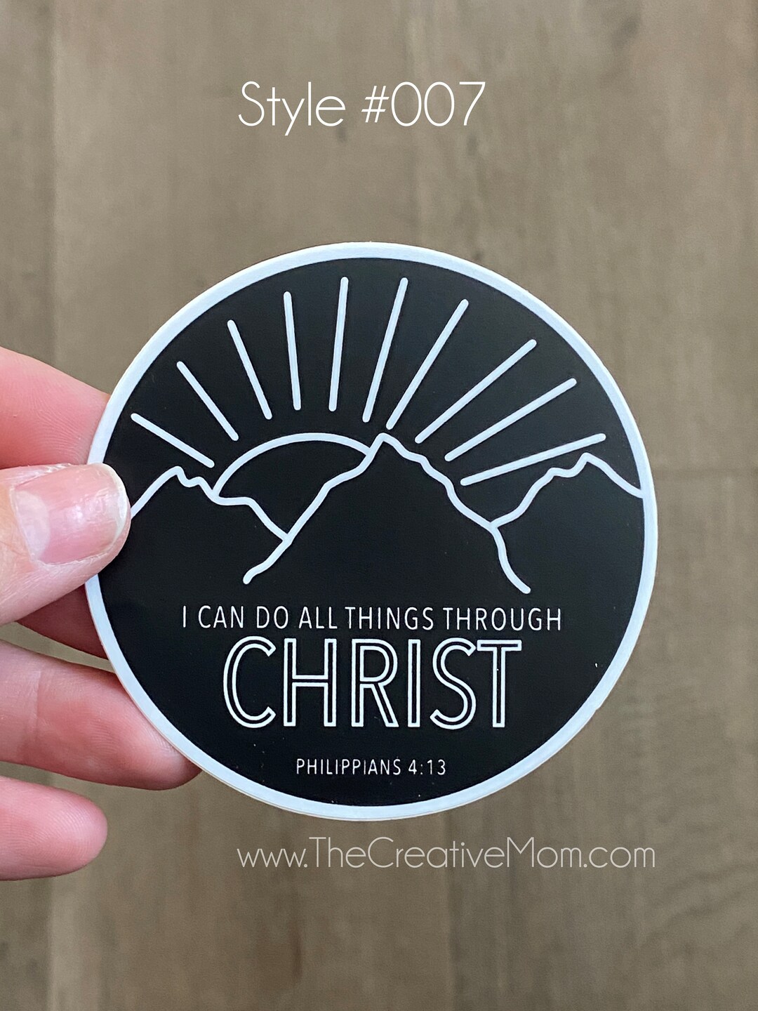 2023 LDS Youth Theme Sticker (style 007), I Can Do All Things Through ...