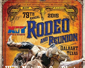 Old Rodeo Poster - Etsy