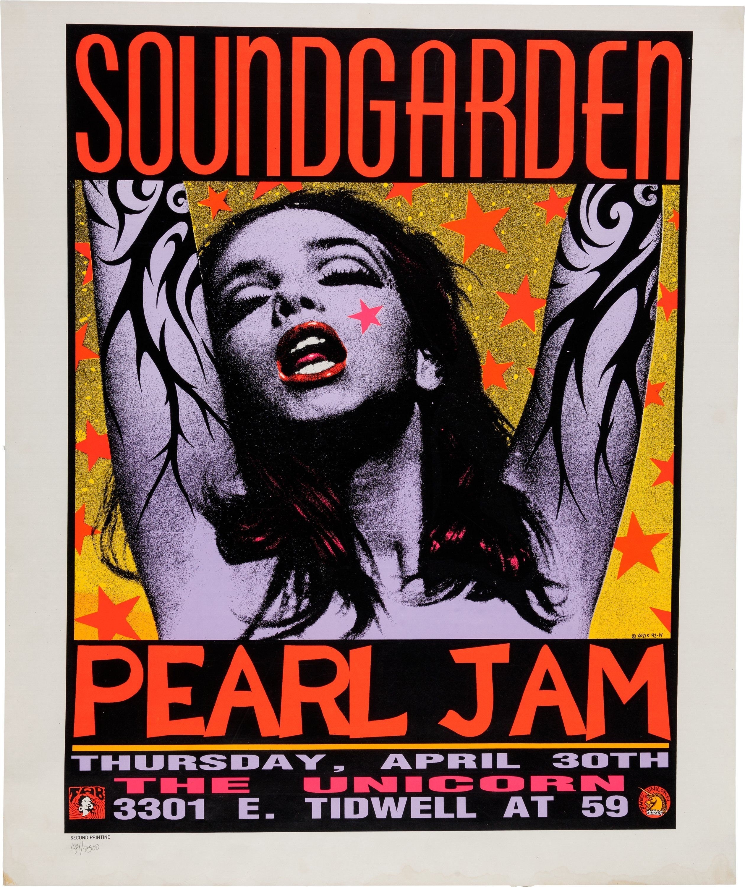 Soundgarden Chris Cornell Concert Poster Album Cover Rock N Roll Music ...