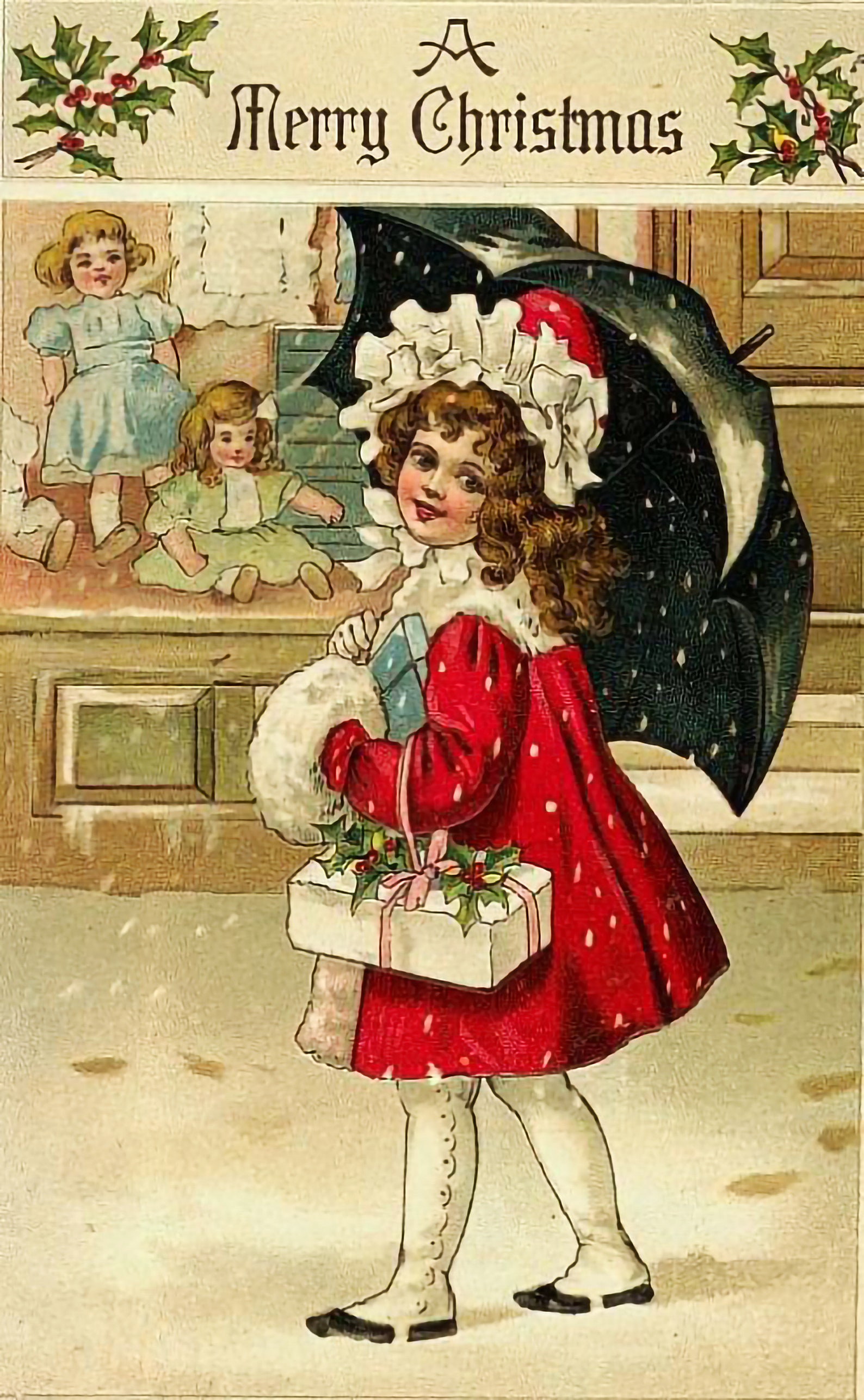 Vintage Christmas Reproduction Print for Home Decor - Etsy