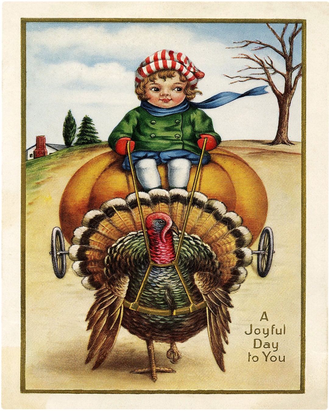 Thanksgiving Vintage Reproduction Print for Home Decor - Etsy