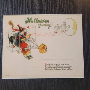 Vintage Halloween Reproduction Vintage Print Home Decor - Etsy