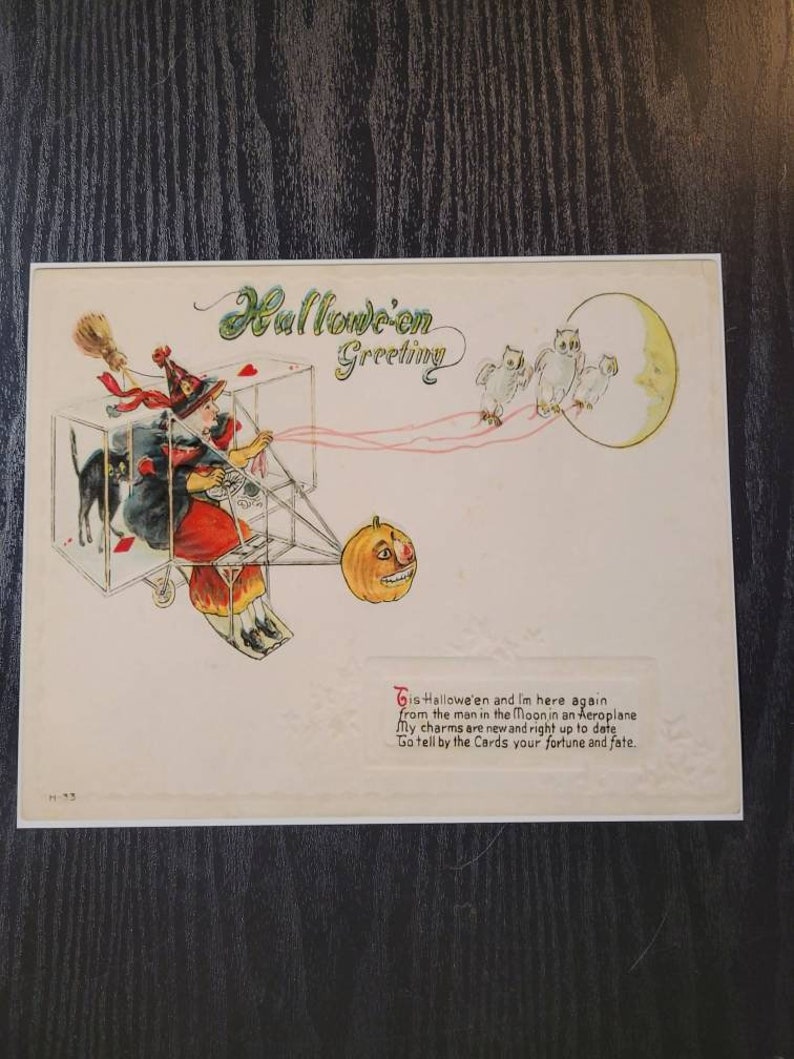 Vintage Halloween Reproduction Vintage Print Home Decor - Etsy