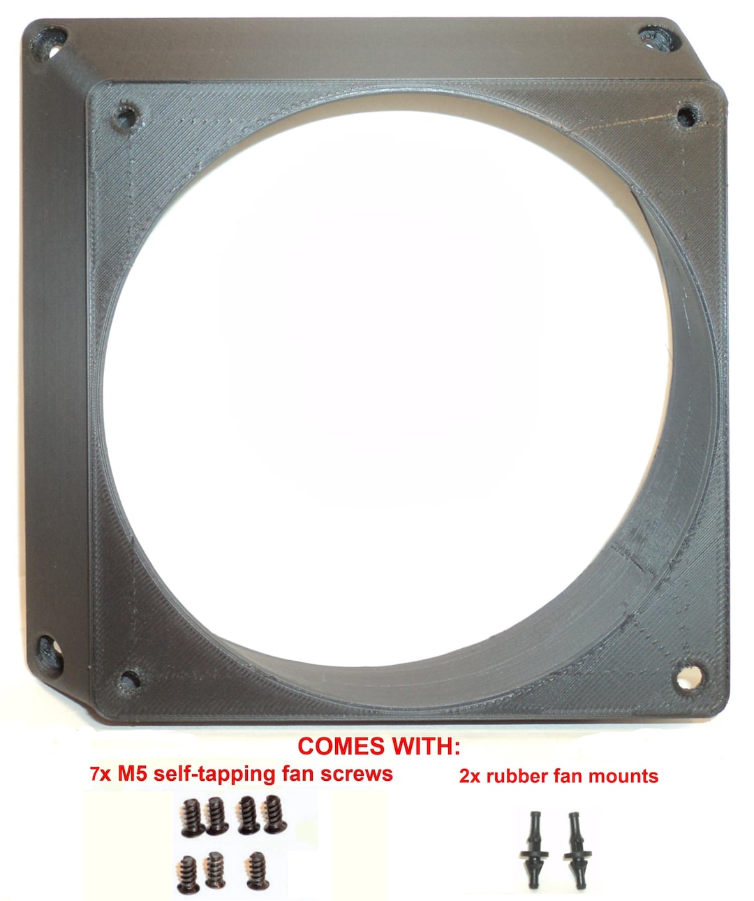 120mm to 92mm CORNER Aligned Fan Adapter Converter Change PC NAS Case ...