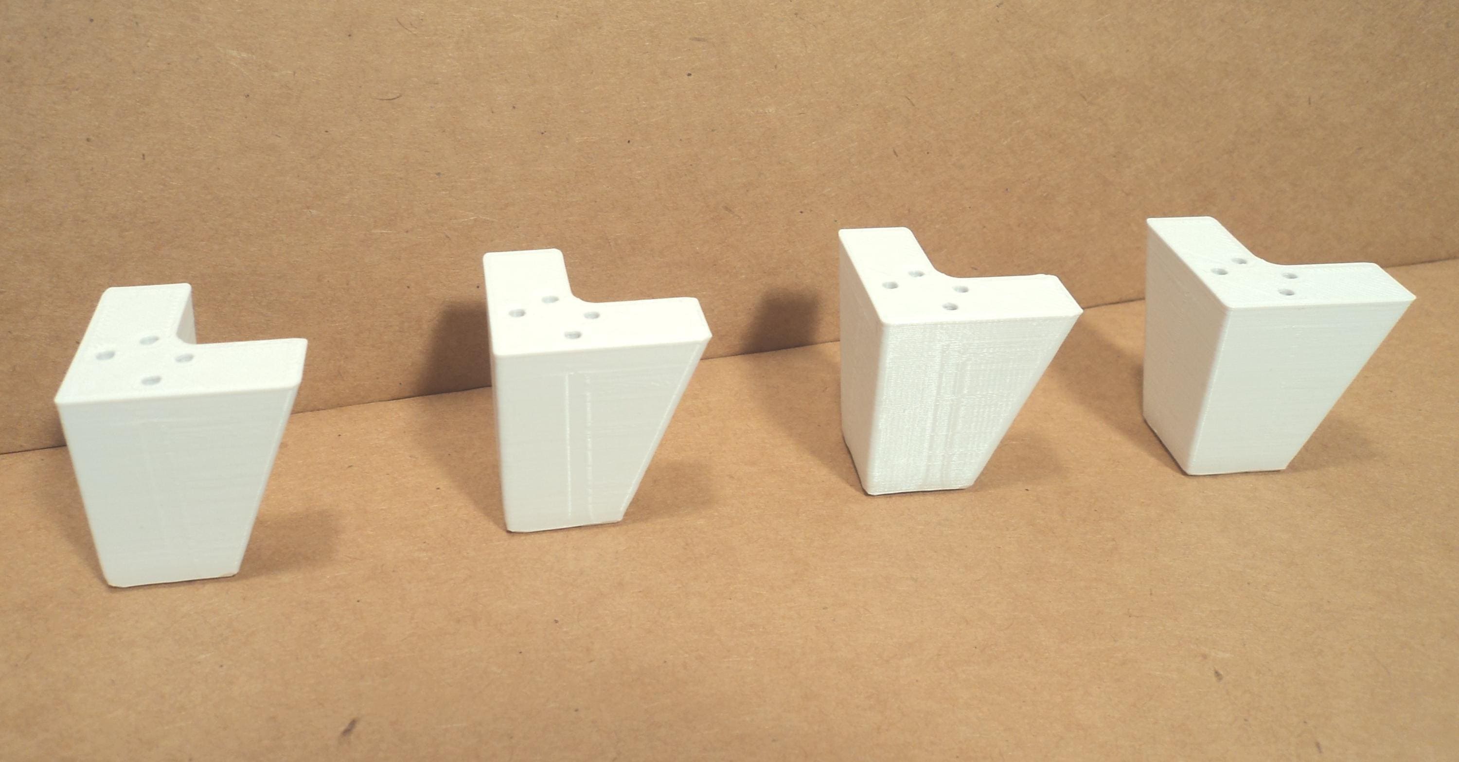 4x M2 NCASE 30mm Computer CASE FEET Extended Height Taller - Fit Fan ...