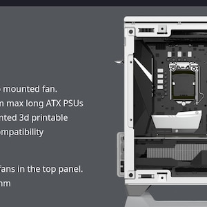 NR200 NR200P ATX PSU Power Supply Front Mounting Bracket Cooler Master ...