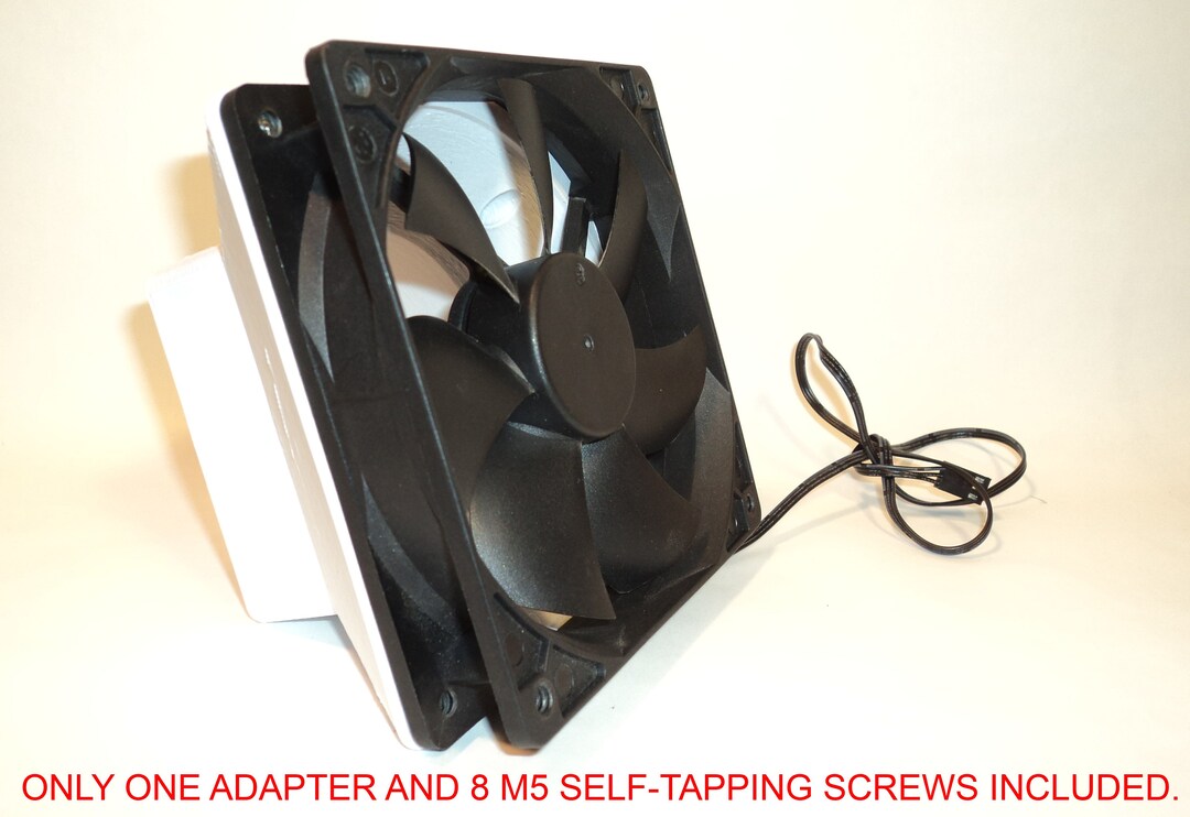 140mm to 80mm Centered Offset FAN ADAPTER Flow Converter PC Mod Custom ...