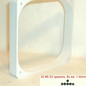 120mm 240mm 360mm AIO Radiator Shroud Computer Fan PC Case Mod Custom ...